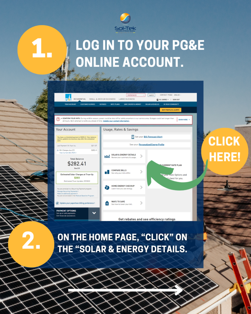 How To Check Your PG&E Rate - Sol-Tek